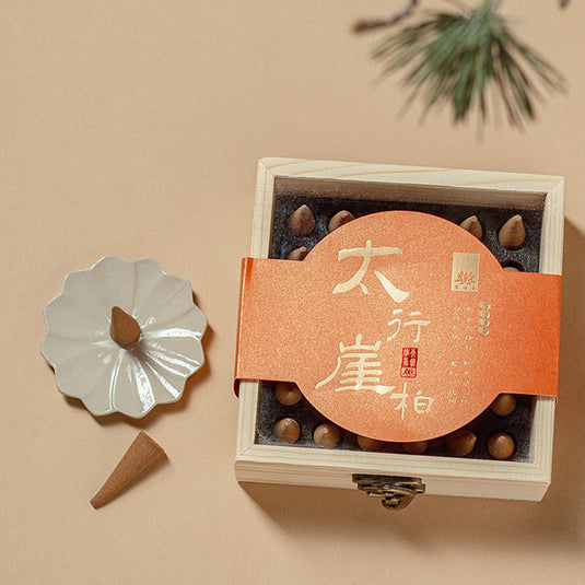Taihang Cliff Cypress Cone Incense – Lucky Incense