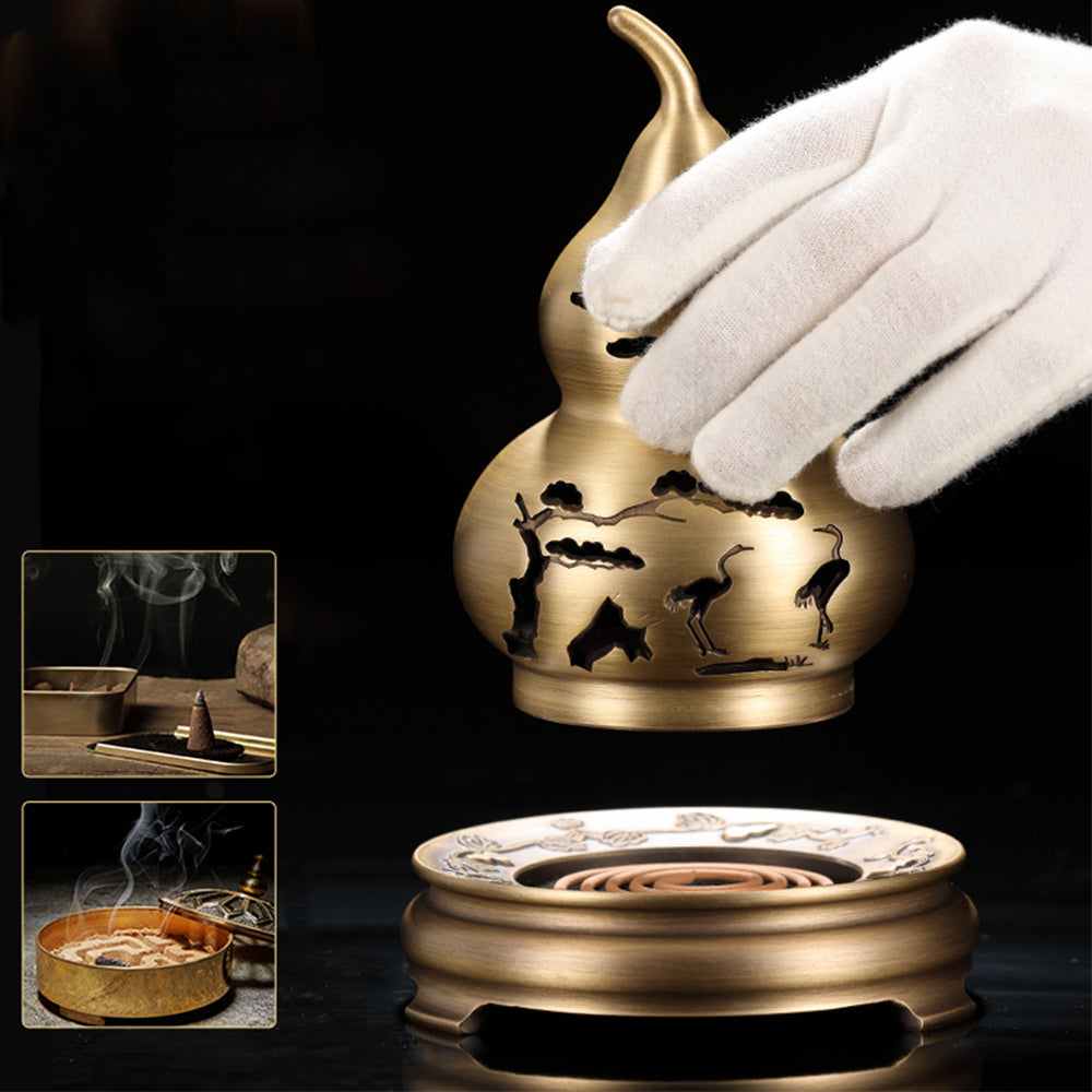 Copper Crane Cone Incense Burner – Lucky Incense